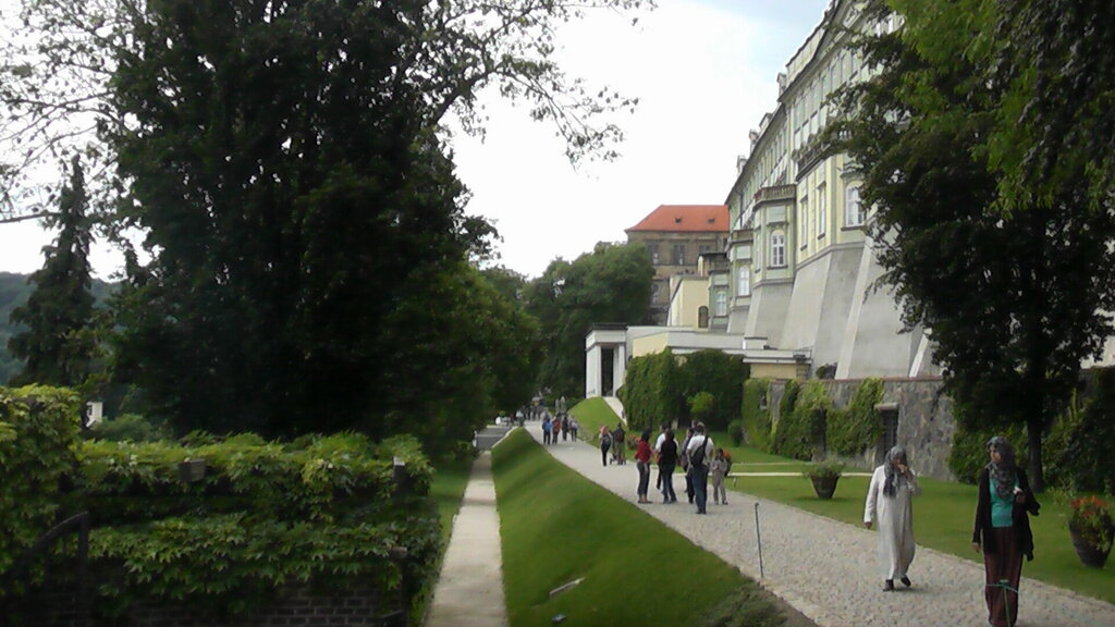 Kültür ve eğlence parkları zahrada Na Baště, Prag, foto
