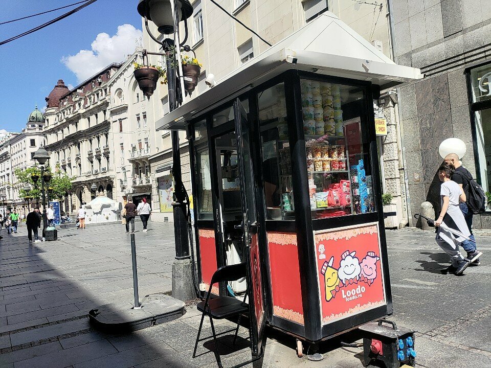 Fast food Loodo Popcorn Kiosk, Belgrad, foto