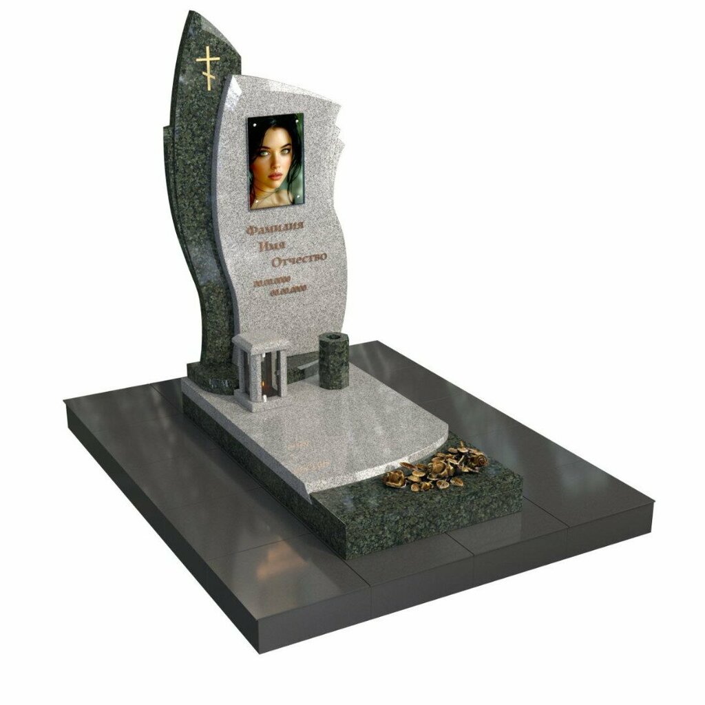 Heykel ve mezarlık taşı üreticileri Granittorg, Minskaya oblastı, foto