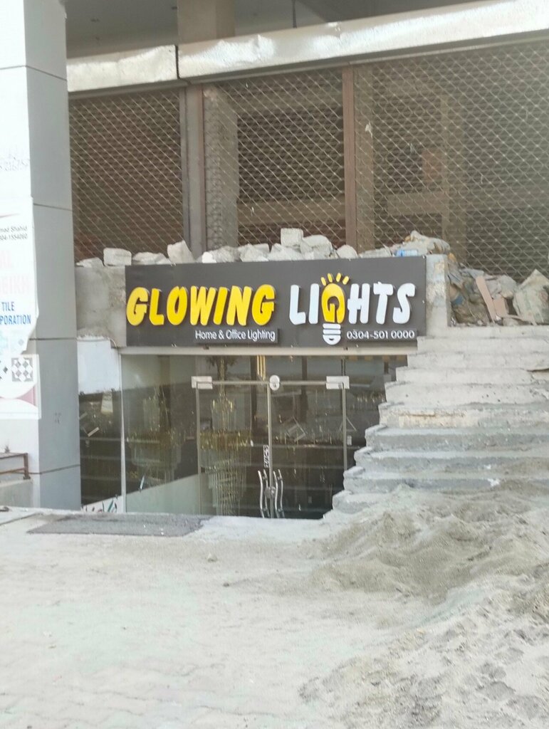 Lamba ve avize mağazaları Glowing Lights, Rawalpindi, foto