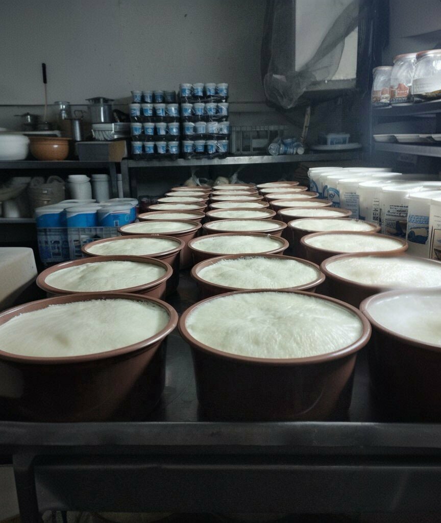 Toptan süt ürünleri Ömürcan Ayran Yoğurt, İstanbul, foto