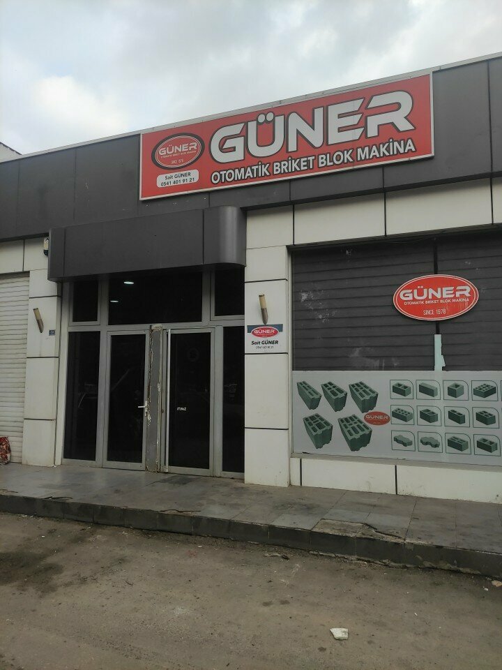 Sanayi kuruluşu Güner otomatik briket blok makina, Gaziantep, foto