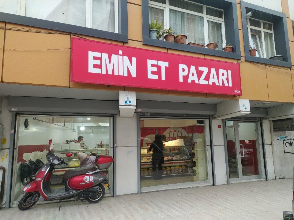 Kasap, şarküteri Emin Et, İstanbul, foto