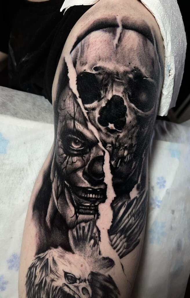 Dövmeciler Wizard head, Moskova, foto