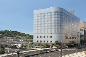 One Station Hotel Kumamoto (Kumamoto Prefecture, Kumamoto, Kasuga, 1-y tyome Kasuga), otel  Kumamoto'dan