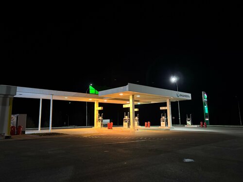 Benzin istasyonu Башнефть, Başkurdistan, foto