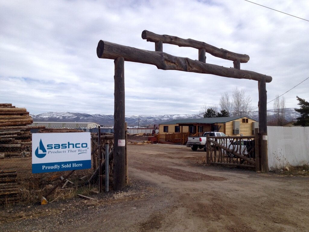 Soba, şömine Wasatch Timber Products, Utah, foto