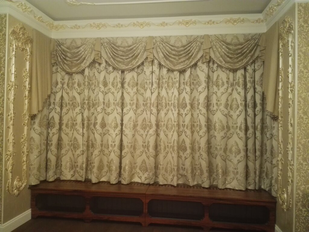 Perde ve korniş üreticileri Tkani Mira, Moskova, foto