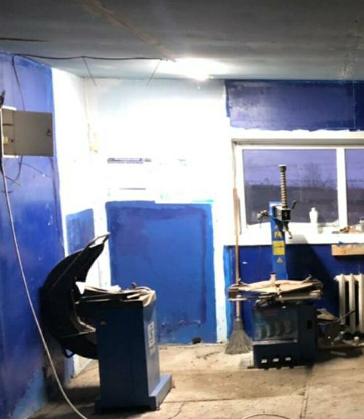 Oto lastik tamiri Шиномонтаж, İrkutskaya oblastı, foto