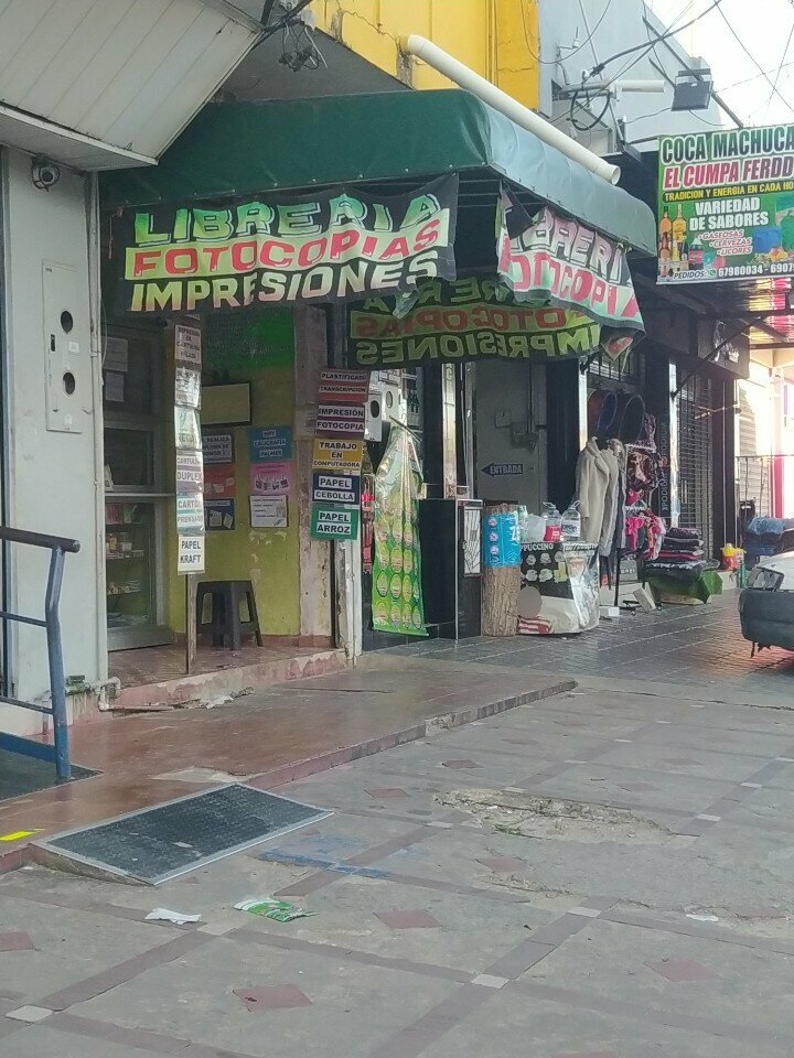 Kitap mağazaları Librería fotocopias, Santa‑Krus, foto