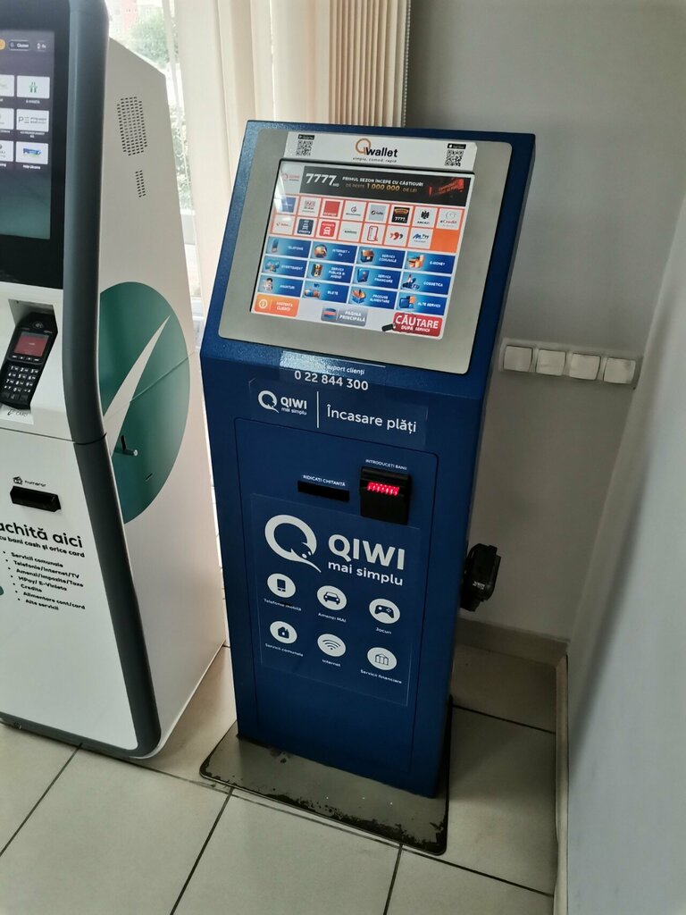 Ödeme terminali Qiwi, Kişinev, foto