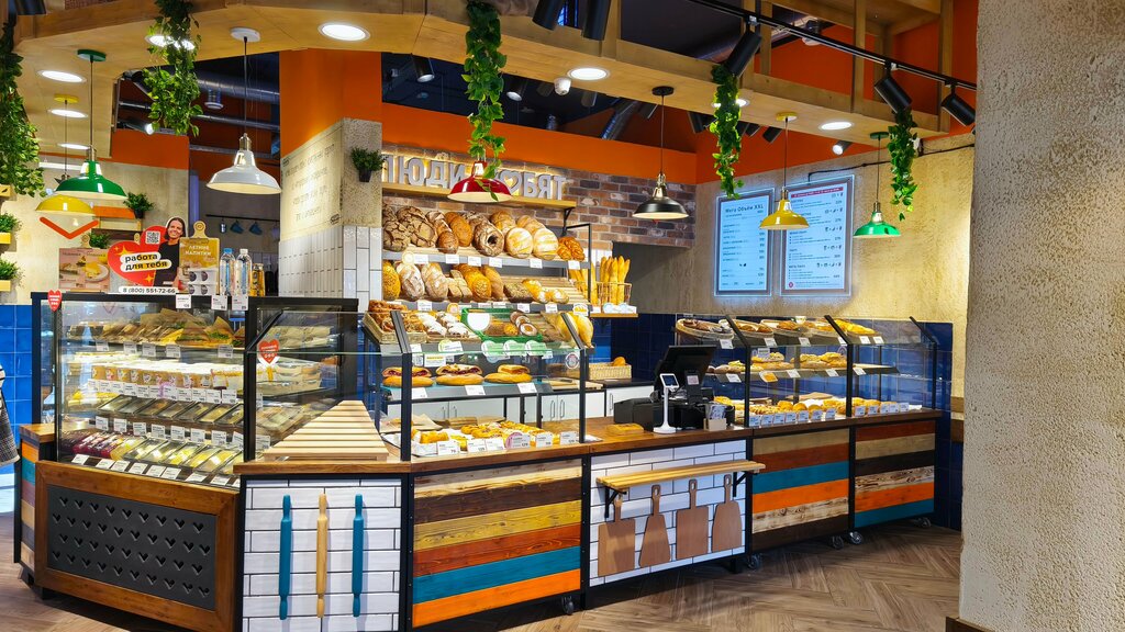 Ekmek fırını ЛюдиЛюбят, Saint‑Petersburg, foto