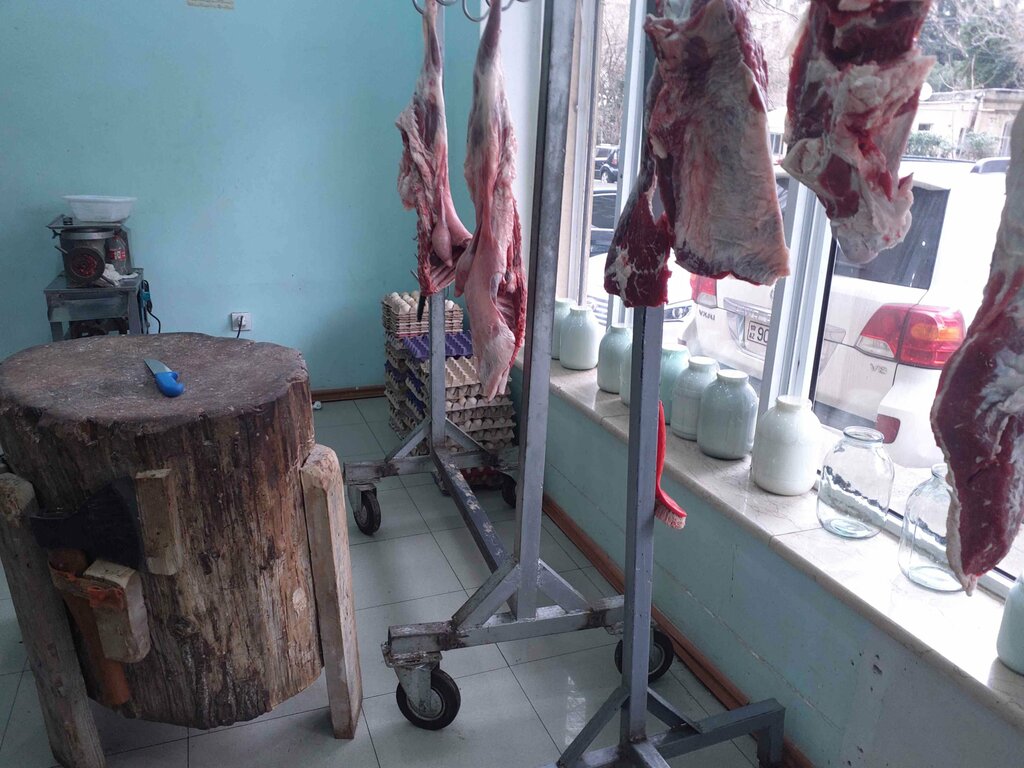Kasap, şarküteri Kend mehsullari, Bakü, foto