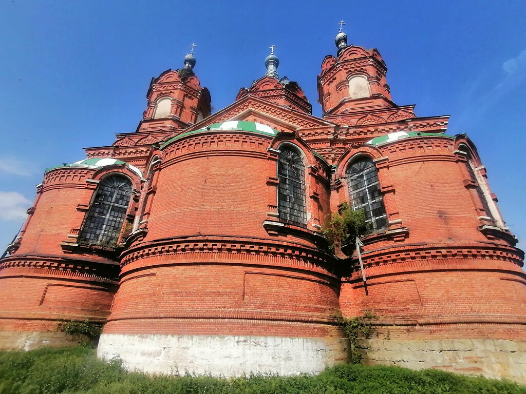 Ortodoks kiliseleri Tserkov Pokrova Presvyatoy Bogoroditsy V Maloy Gribanovke, Voronejskaya oblastı, foto
