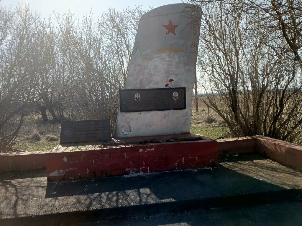 Anıt, heykel Лётчикам 689 ГвИАП, Kaliningradskaya oblastı, foto