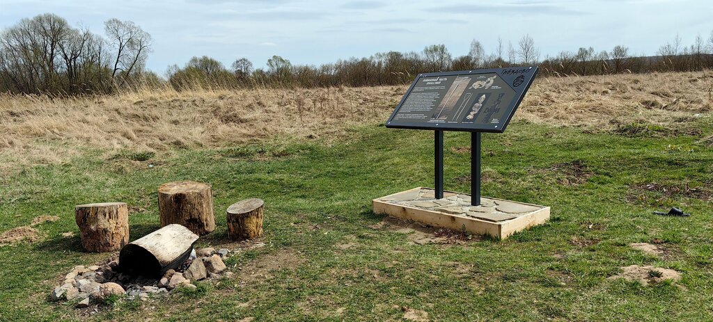 Arkeolojik sit alanı Пойменная часть поселения Гнёздово, Smolenskaya oblastı, foto