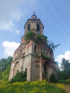 Колокольня церкви Богоявления Господня (Kirov Region, Kotelnichskiy rayon, Makaryevskoye selskoye poseleniye, selo Kurino), ortodoks kiliseleri  Kirovskaya oblastından