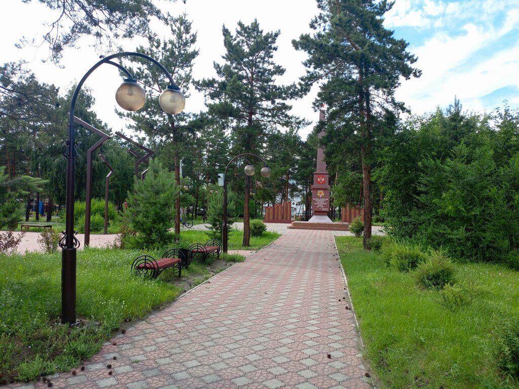 Anıt, heykel Комплекс сооружений Парк имени Ю. А. Гагарина, Hakasya, foto