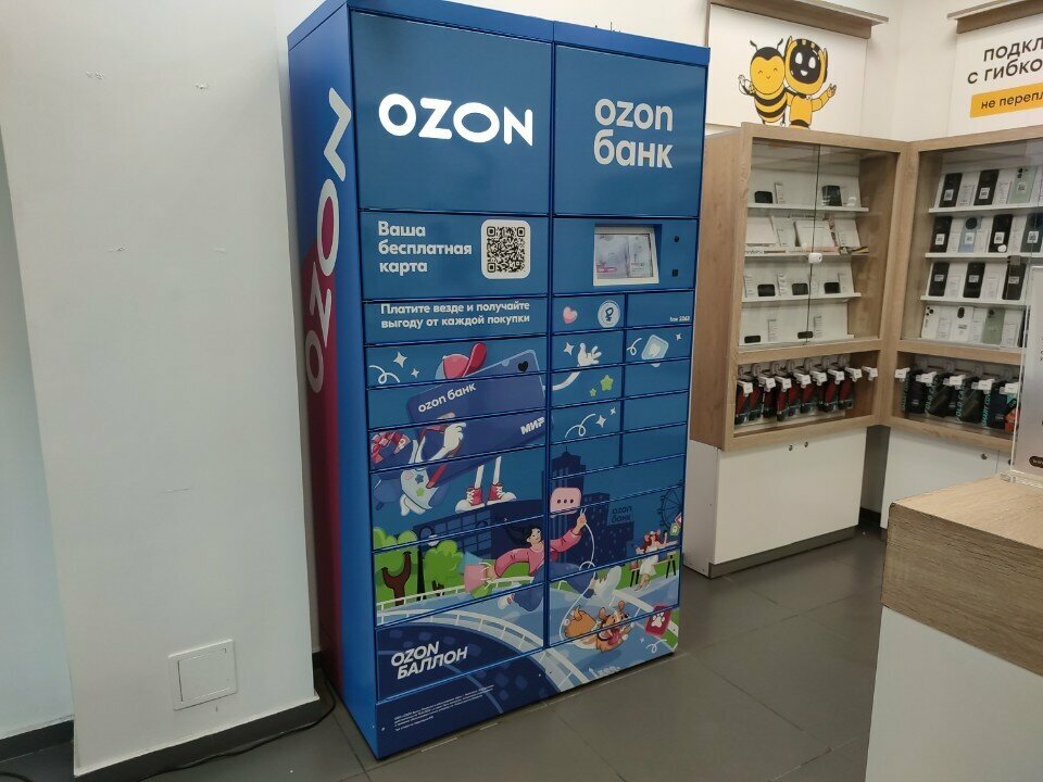 Parsel otomatı Ozon.ru, Moskova, foto