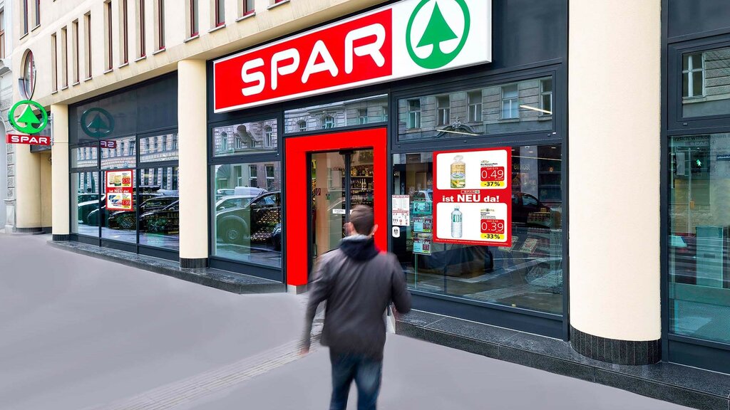 Süpermarket Spar, Viyana, foto