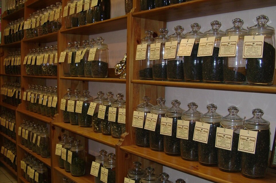 Çay mağazaları Tea & Tobacco, Moskova, foto