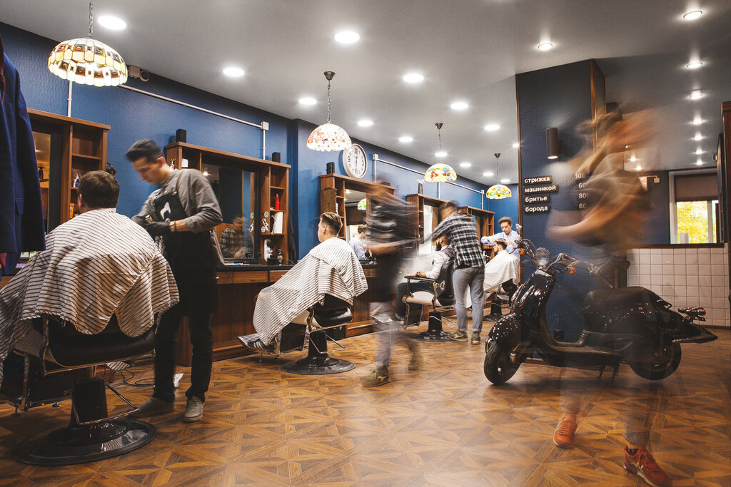 Berberler Chapaev Barbershop, Ufa, foto