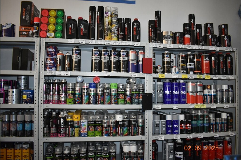 Otomobil boyaları Suprotek-Kuzov market, Pervouralsk, foto