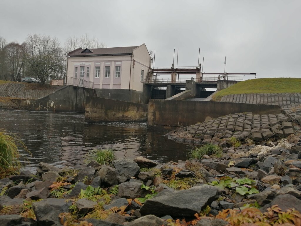 Elektrik santrali Клястицкая ГЭС, Vitebskaya oblastı, foto