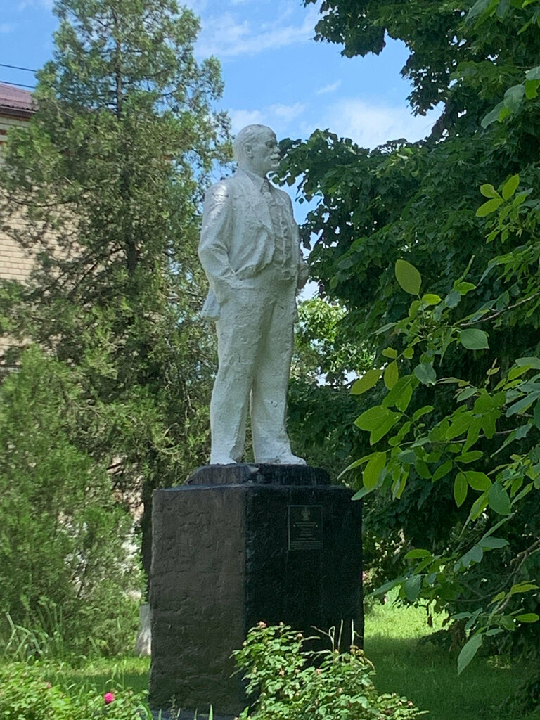 Anıt, heykel В.И. Ленин, Krasnodarski krayı, foto