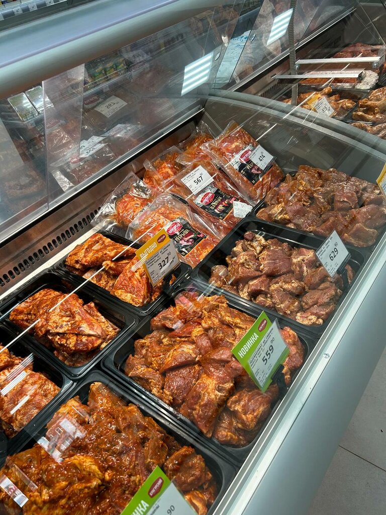 Kasap, şarküteri Кунгурский мясокомбинат, Başkurdistan, foto