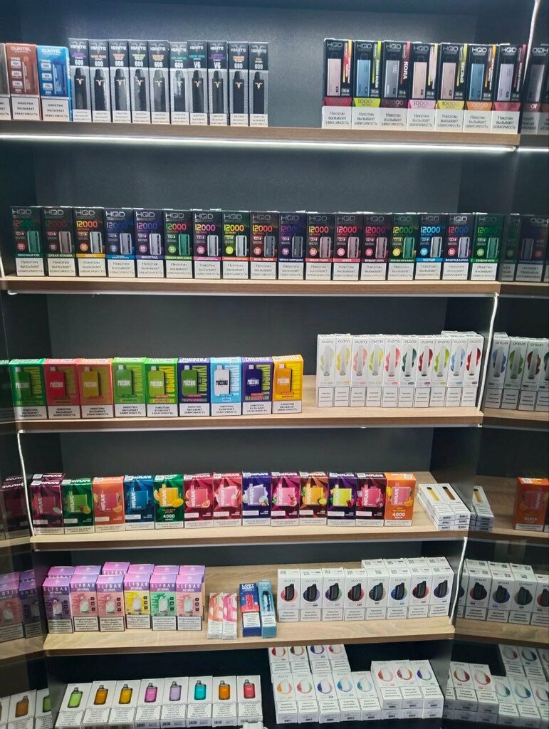Elektronik sigara satış noktaları Vape&Hookah, Moskova, foto