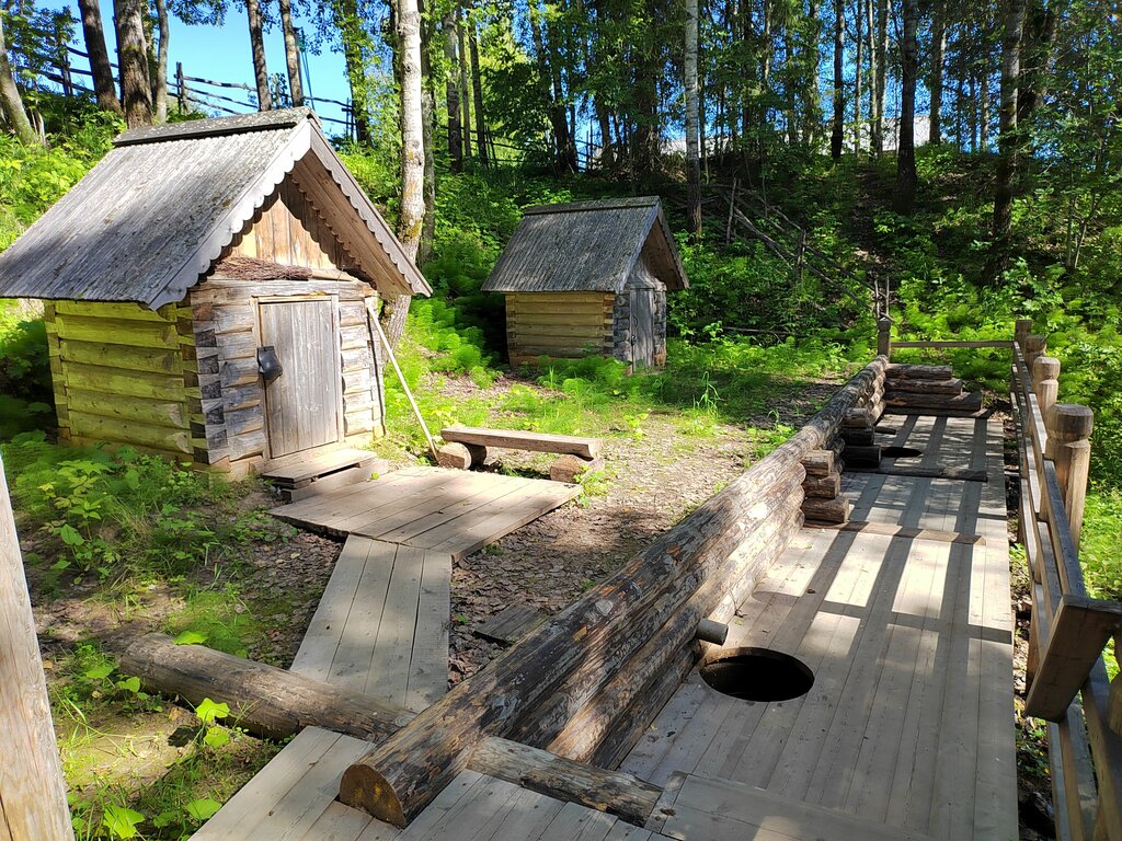Pınar, çay Spring, stream, Arhangelskaya oblastı, foto