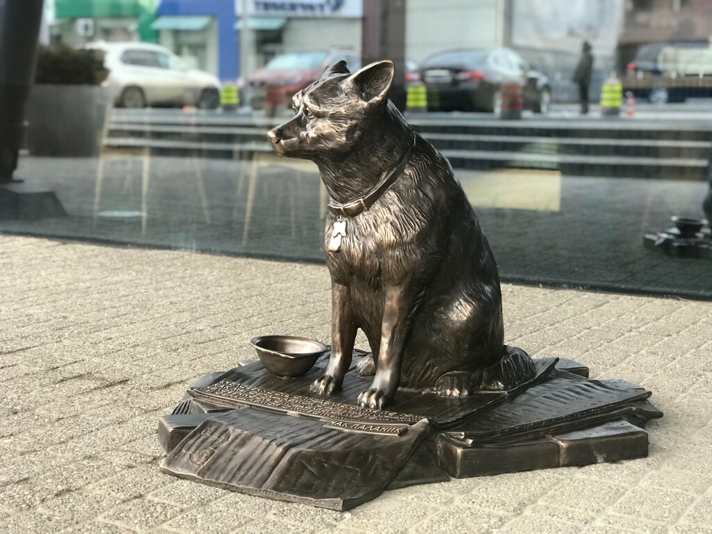 Anıt, heykel Погибшей собаке Лизе, Rostov‑na‑Donu, foto