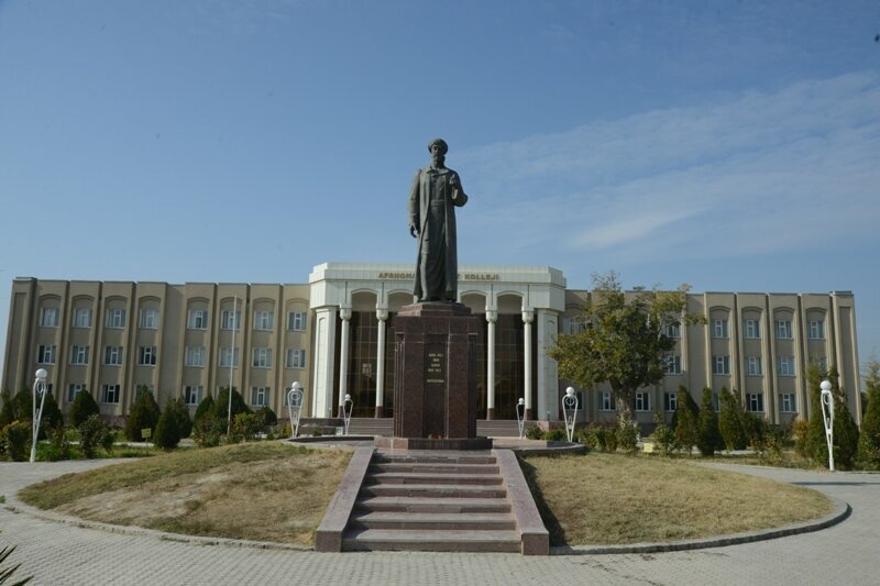 Anıt, heykel Ibn Sina, Buhara eyaleti, foto