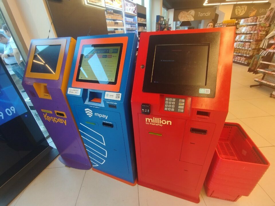 Ödeme terminali Keşpay, Bakü, foto