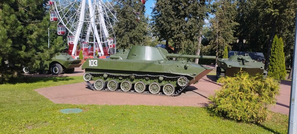 Teknoloji anıtı Cамоходное артиллерийское орудие САУ 2С9 Нона-C, Vitebsk, foto