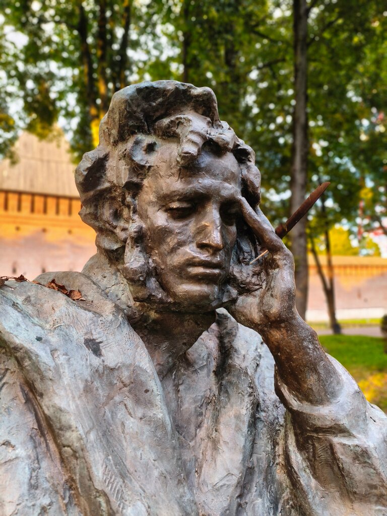 Anıt, heykel А.С. Пушкин, Smolensk, foto