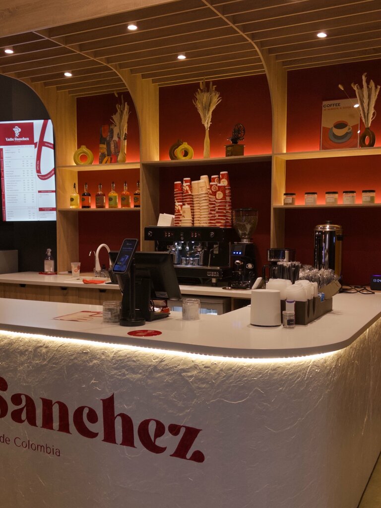 Kahve dükkanları Valle Sanchez, Moskova, foto