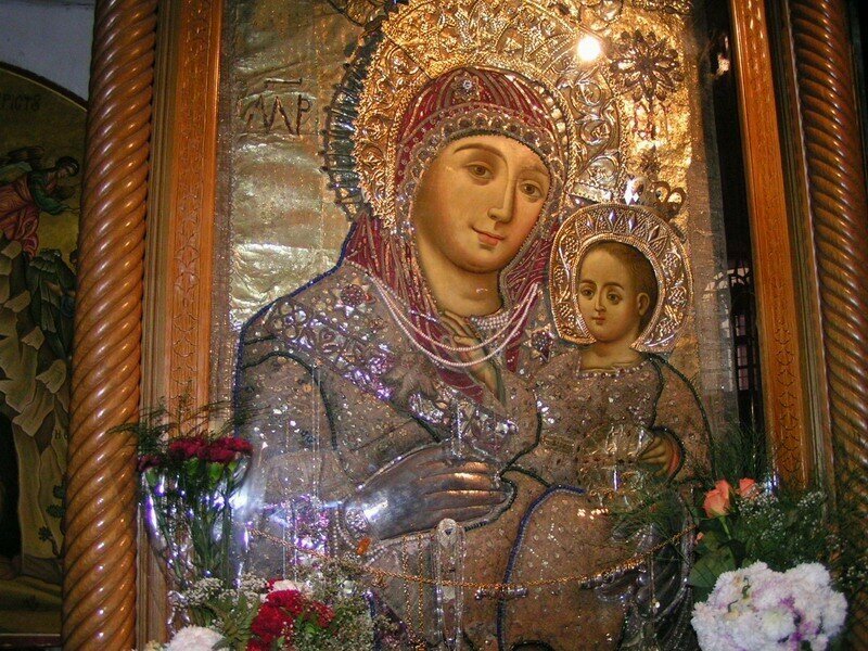 Turistik yerler Мироточивая икона Божией Матери Семистрельная, Moskova, foto