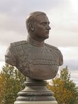 Бюст Героя Советского Союза, генерал-лейтенанта Николая Михайловича Хлебникова (Dzerzhinskogo Street No:8), anıt, heykel  Kostroma'dan