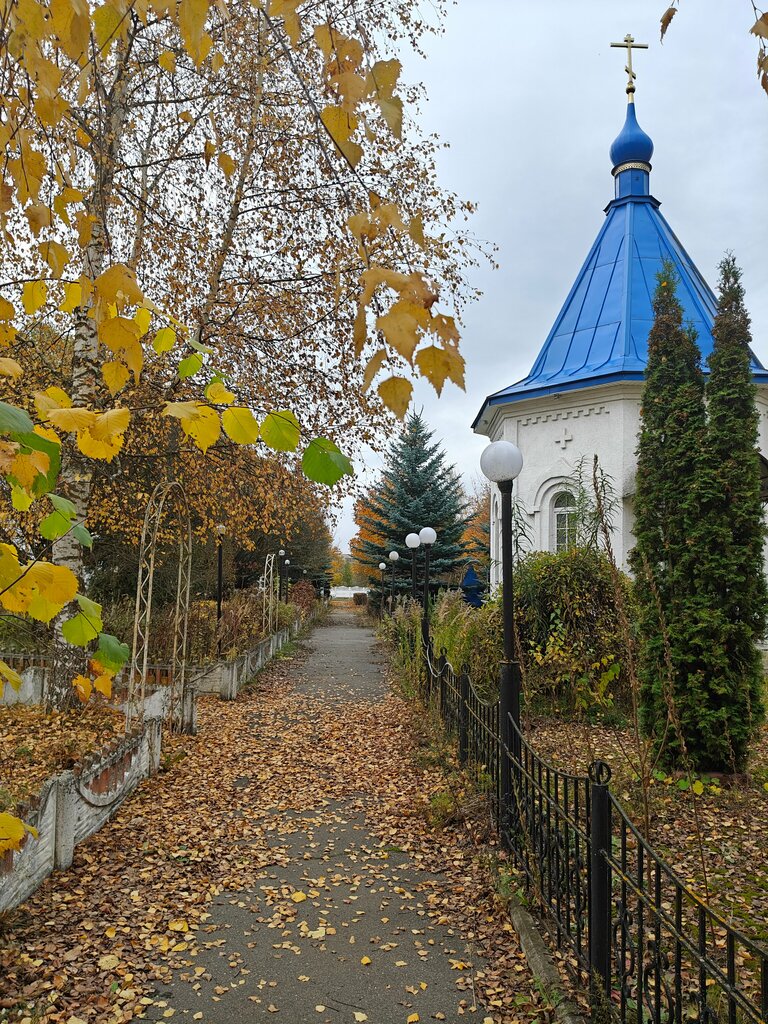 Şapel, haç anıtı Chapel of the Archangel Michael, İvanovo, foto
