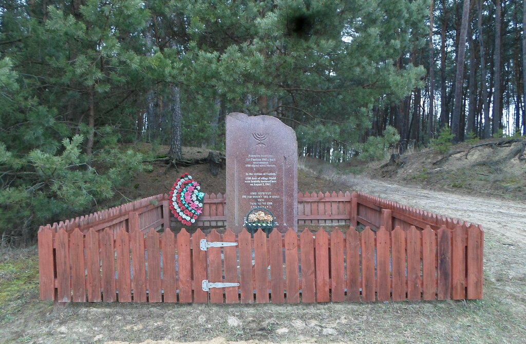 Anıt, heykel Жертвам фашизма, Brestskaya oblastı, foto