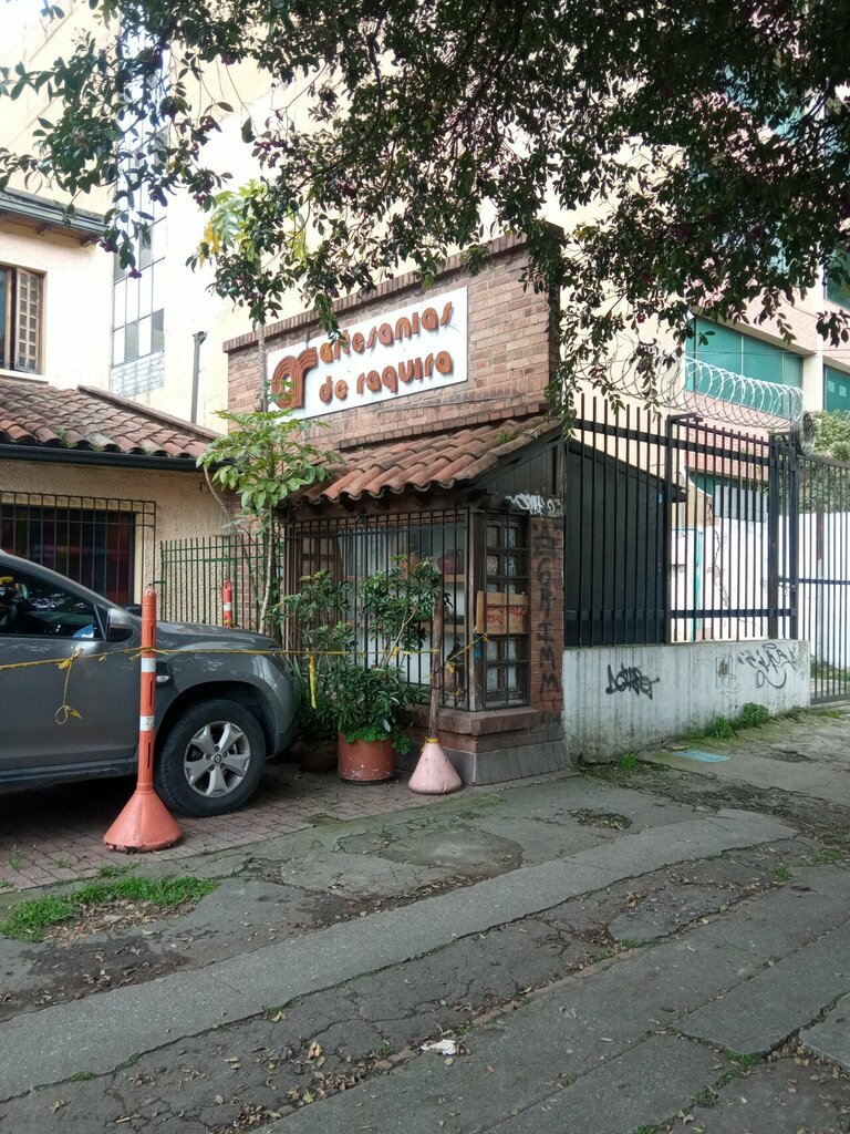 Sanat atölyeleri Artesanías de Raquira, Bogota, foto