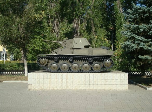 Teknoloji anıtı Танк Т-70, Kamensk‑Şahtinski, foto