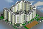 Театральный (ulitsa Kostycheva No:74/1, Novosibirsk), konut blokları  Novosibirsk'ten