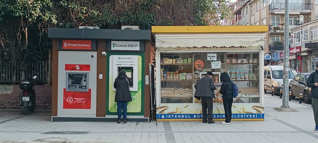 ATM'ler Garanti Bbva ATM, İstanbul, foto