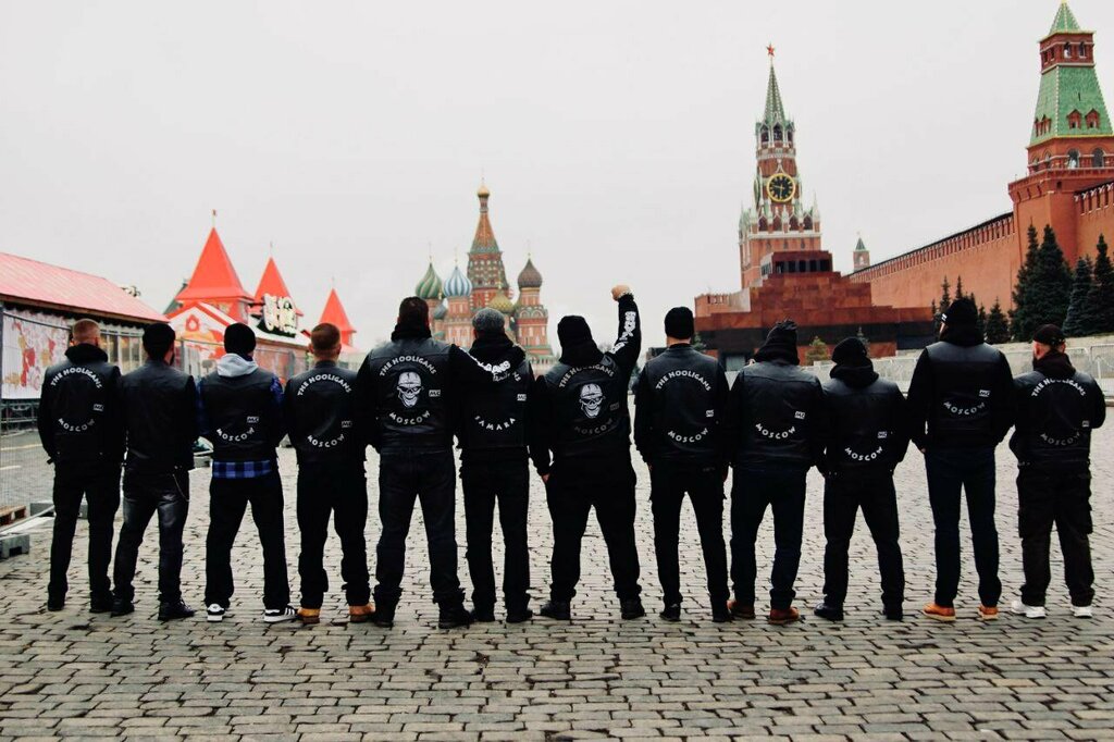 Motosiklet kulübü, motosiklet kulübü The Hooligans MC The One Msk, Moskova, foto