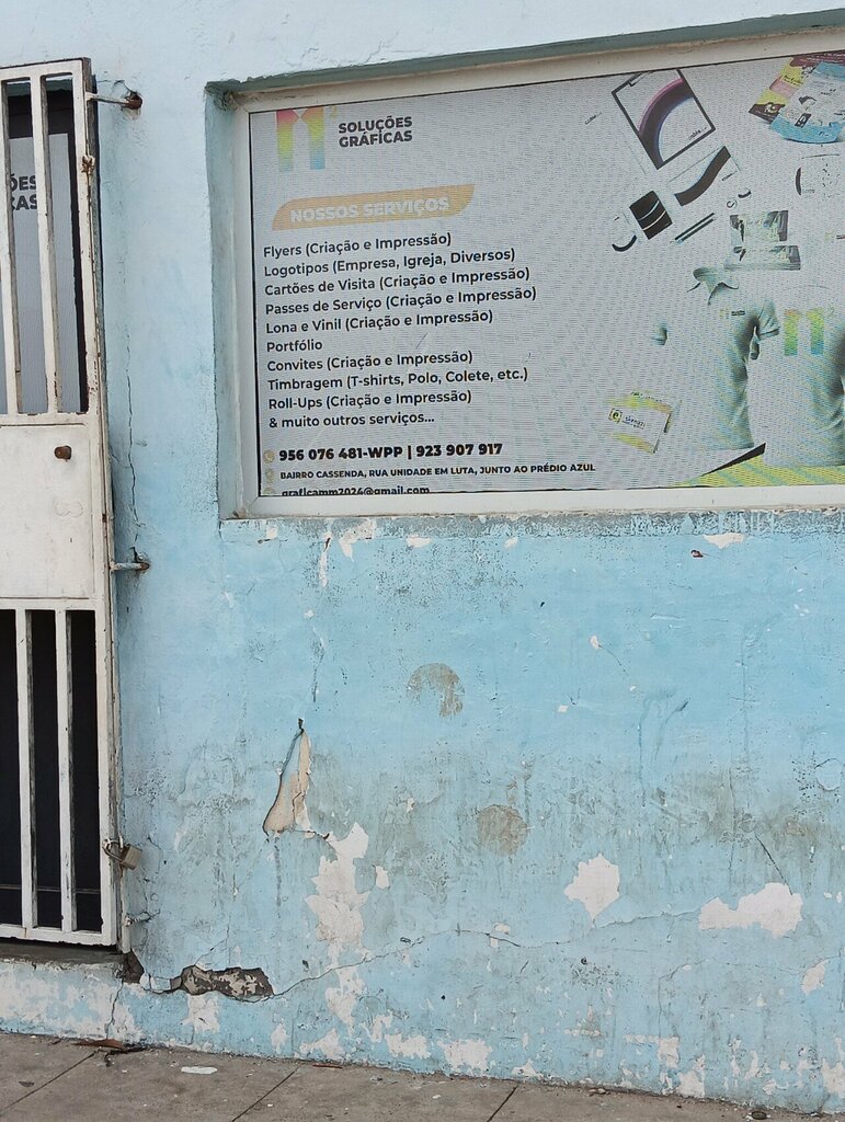 Baskı hizmetleri Soluções gráfica, Loanda, foto