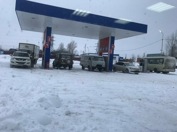 Benzin istasyonu Нефтетранс, Kurganskaya oblastı, foto
