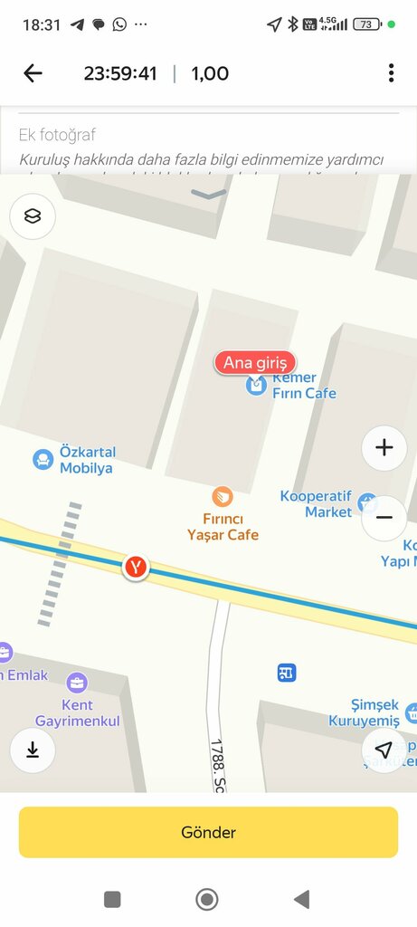 Soba, şömine Kemer Fırın Cafe, Ankara, foto